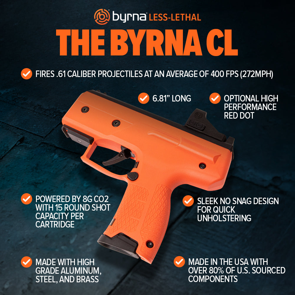 Byrna CL Compact Launcher Universal Kit - Less-Lethal Concealed Carry ...