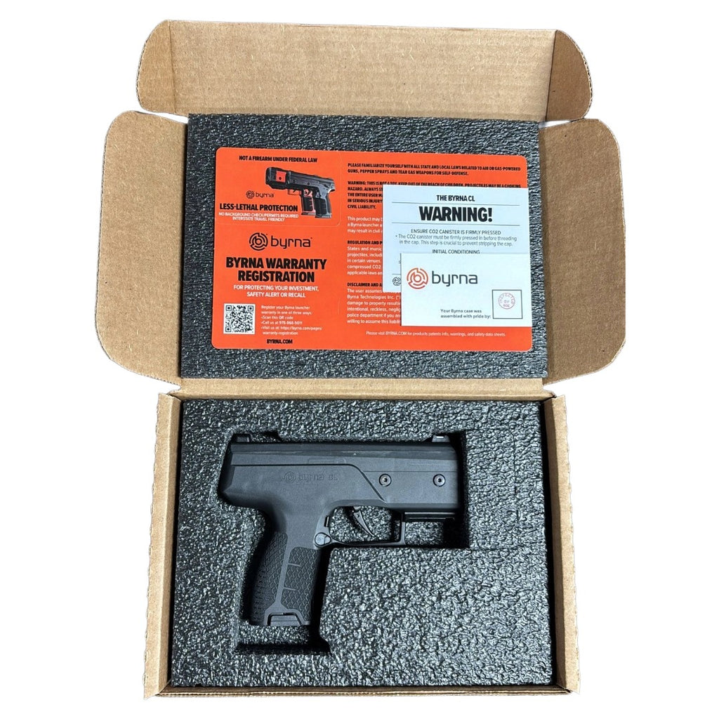 Byrna CL Basic Kit - Compact Concealed Carry Launcher with White Dot Sight