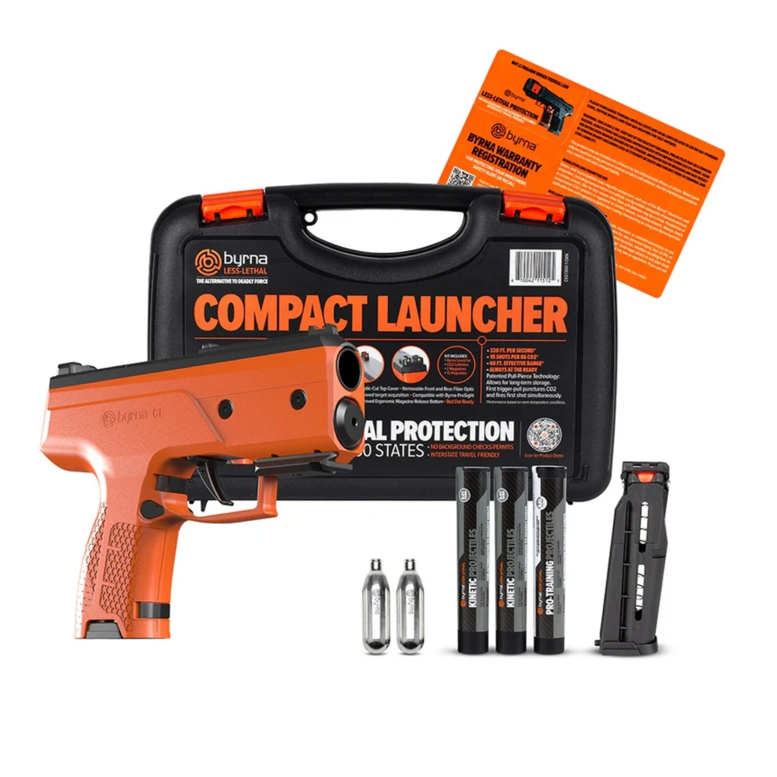 Byrna CL Compact Launcher Universal Kit - Concealed Carry Self-Defense