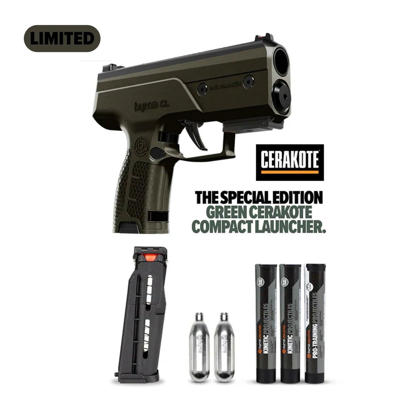 Byrna CL Compact Launcher Universal Kit - Concealed Carry Self-Defense