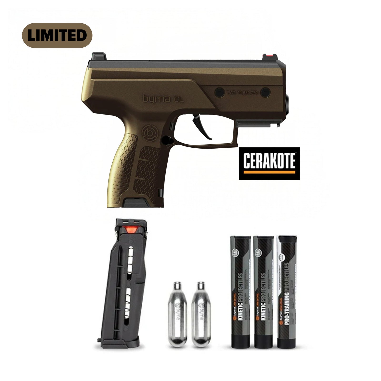 Byrna CL Compact Launcher Universal Kit - Concealed Carry Self-Defense