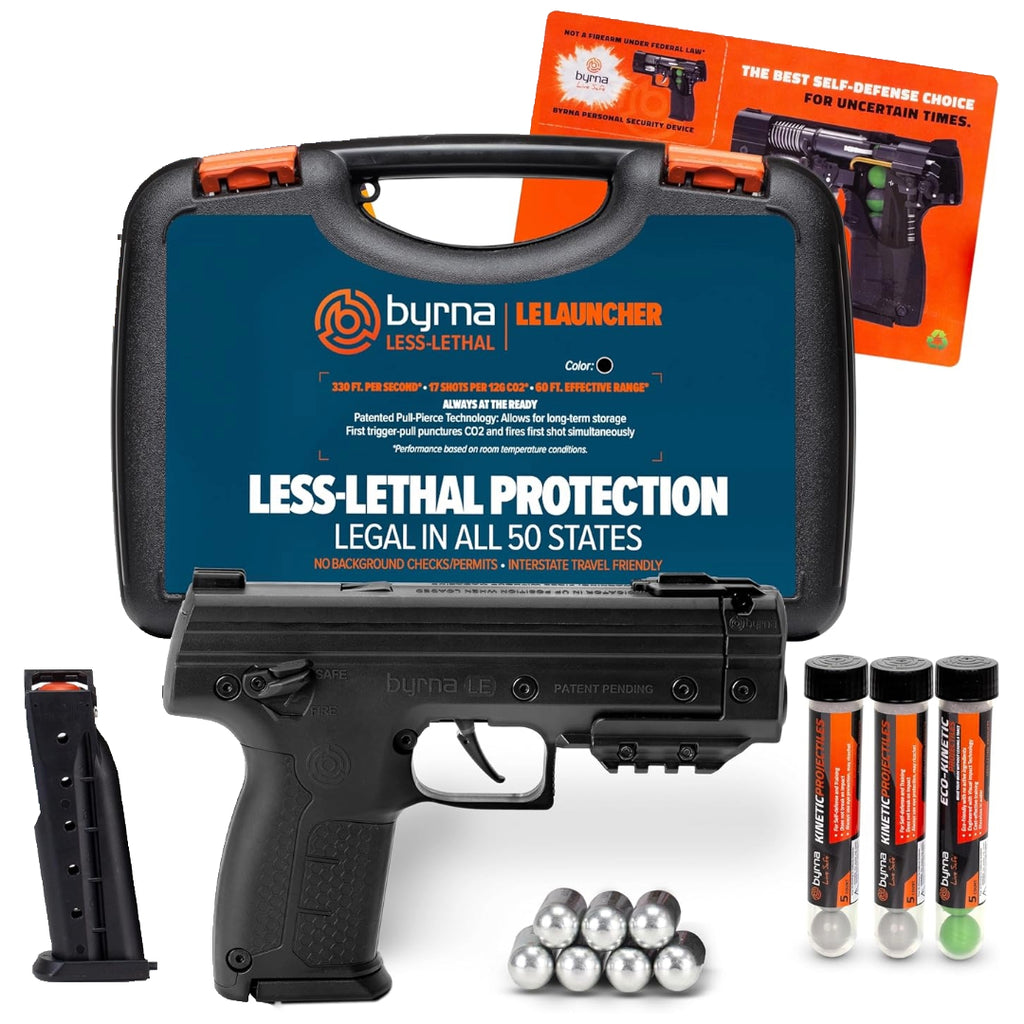 Nakestores LE Bundle Black | Includes Byrna LE Universal Kit + Byrna 95 ...