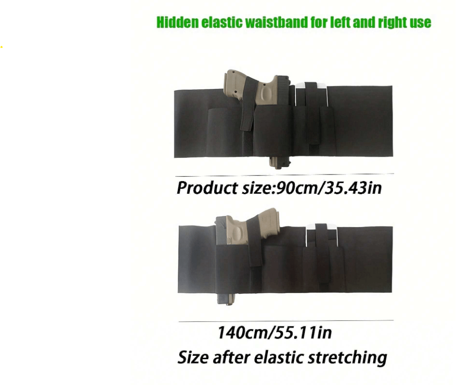 Belly Belt Holster for Byrna SD and LE Launchers - Right & Left Hand U