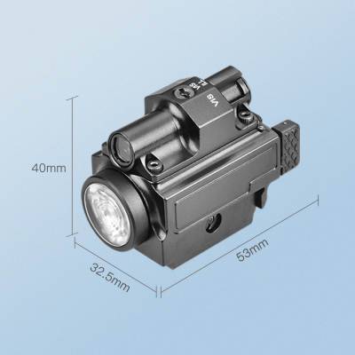 Divalite Byrna LED Tactical Flashlight & Green Laser Combo