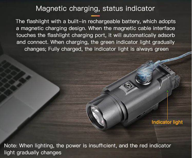 DivaLite Green Laser Light Combo Tactical Led Flash Light For Byrna ...