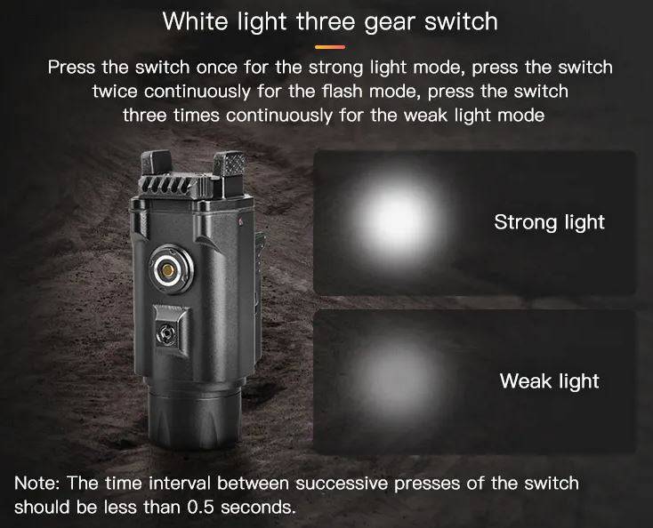 DivaLite Green Laser Light Combo Tactical Led Flash Light For Byrna ...