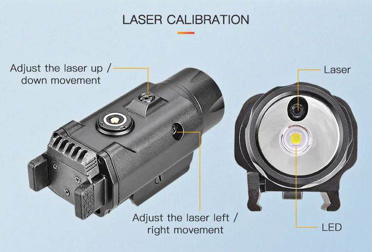 DivaLite Green Laser Light Combo Tactical Led Flash Light For Byrna ...